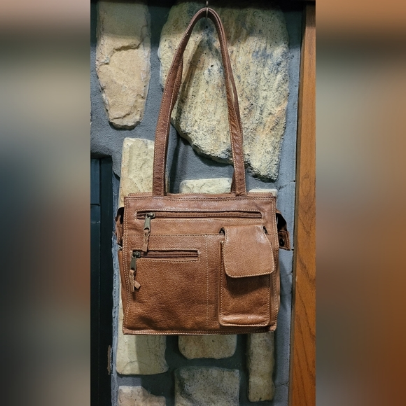 Pacific Trends | Bags | Vintage Pacific Trends Genuine Brown Leather ...